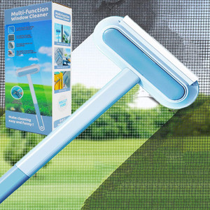 Epsilon Window Mesh Screen Cleaning Brush with Wiper 4 in 1 Cleaner for ...