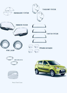Autxin Exterior Chrome Accessories Combo Kit For Alto 800 T-2 (2016 ...