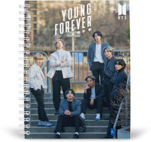 PurpleBees BTS Young Forever A5 Diary Unruled 160 Pages Price in India ...