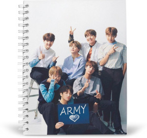 PurpleBees BTS ARMY A5 Diary Unruled 160 Pages Price in India - Buy ...