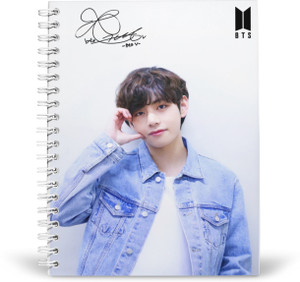 PurpleBees BTS V Kim Taehyung A5 Diary Unruled 160 Pages Price in India ...