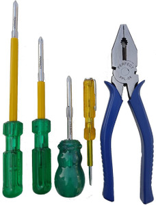 PERFECT SET OF COMBINATION PLIER 8 INCH & 4 PCS SCREW DRIVERS WITH ...