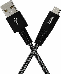 boAt Micro USB Cable 2 A 1.5 m Rugged V3 - boAt : Flipkart.com