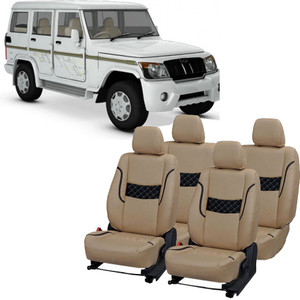JMDi PU Leather Car Seat Cover For Mahindra Bolero 7S Price in India ...