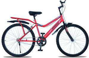 Rafels Modern 26T Cycle/Bicycle With Inbuilt Carrier (Matte Red) 26 T ...