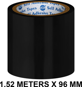 VCR Flex Tape Black - 1.52 Meters 96mm 04" Width 1 Roll Seal Repair ...