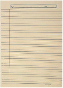 Flipkart.com | KRASHTIC A4 Size Ruled Project Sheet 90 GSM One Side ...