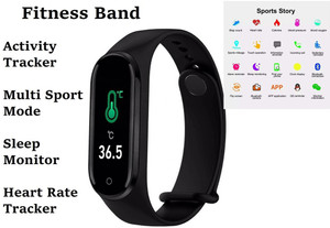 Ykarn Trades Z380 |M4 Digital Step Tracker, ECG Multi Sports Mode Black ...