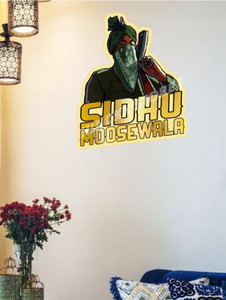 HindK 20.32 cm Sidhu Moosewala sticker Pack of 4 (2 Sizes) Waterproof ...