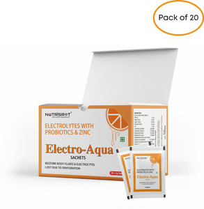 Nutrisrot Electro-Aqua ORS with Electrolytes, Probiotics & Zinc to ...