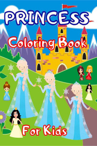 Princess Coloring Book for Kids: Buy Princess Coloring Book for Kids by ...