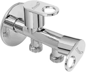 Prestige Stainless Steel Brass Disc Max 2 in 1 Angle Valve/Two Way tap ...