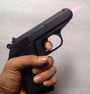 JMALL Lock System Mouser Gun Cigarette Gas Lighter with Cover ...