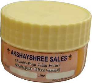 Akshayshree Sales Chandan Pooja Tika powder ( pack of 1 ) ( 100 gm ...