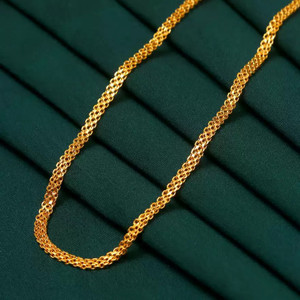 brado jewellery 1 Gram Gold plated Chain For Boys and Man Gold-plated ...