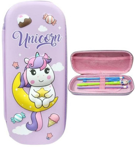 Flipkart.com | RIANZ 3D Cute Unicorn Moon 3D Art EVA Pencil Box - Pouch