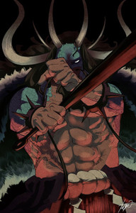 Kaidou One Piece Matte Finish Poster Paper Print - Animation & Cartoons ...