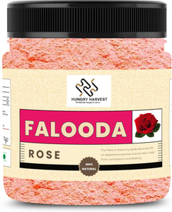 HUNGRY HARVEST Falooda Powder Mix Rose Flavour| Instant Falooda Mix|Jar ...