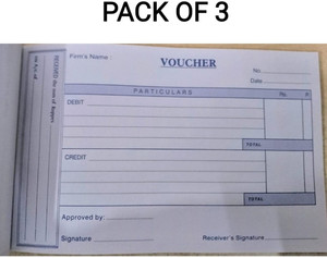 R K SALES R K Voucher Pad, 80 Leaves R K Voucher Pad, 80 Leaves, Pack ...
