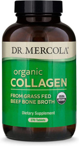 Dr. Mercola Organic Collagen from Grass Fed Beef Bone Broth, 90 ...