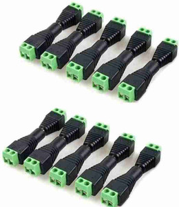 WHO DC Power Jack Plug 12V 24V Male + Female 2.1 (12 x Male + 12 x ...