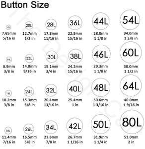 The Design Cart Blue Matt Finish Button Size Standard 12 pcs Acrylic ...