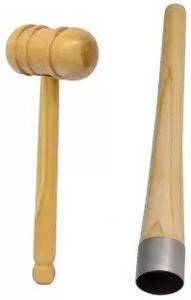 HHS SPORTS Wooden Mallet Hammer for Knocking Cricket Bat & Cricket Bat ...