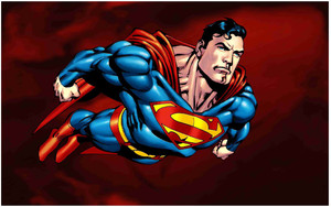 Superman Big Size Flex Poster For Room MD-2135 Photographic Paper ...