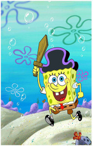 SpongeBob Big Size Flex Poster For Room MD-3900 Photographic Paper ...