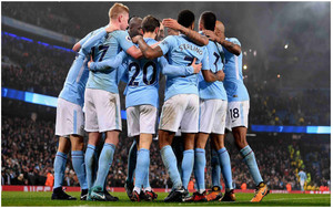 Manchester City Big Size Flex Poster For Room MD-4241 Photographic ...