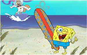 SpongeBob Big Size Flex Poster For Room MD-3890 Photographic Paper ...