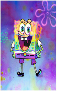 SpongeBob Big Size Flex Poster For Room MD-3926 Photographic Paper ...