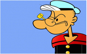 Popeye Big Size Flex Poster For Room MD-3853 Photographic Paper ...