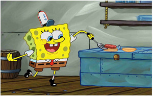 SpongeBob Big Size Flex Poster For Room MD-3889 Photographic Paper ...