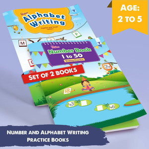 English Alphabet Writing Book And Number Book 1 To 50 | Children Books ...