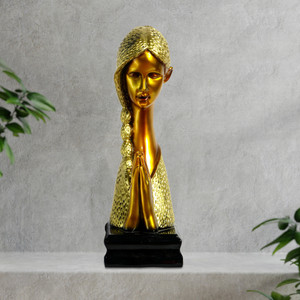 Timberly Polyresin Modern Art Welcome Lady Idol for Home Office Decor ...