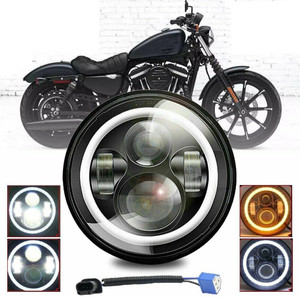 PRTEK 90W Round LED Operating Voltage 12V-80V, Headlight Headlight ...