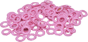CRAFTLOVE Round Crochet Thread Rings Mirror Frames -Pack of 100 Rings ...