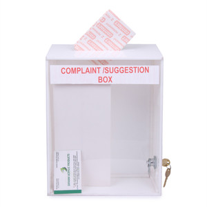 RASPER Acrylic Letter Box Complaint Box Suggestion Box For Home, Office ...