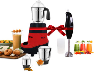 ORBIT Alto 550W Mixer Grinder with Hand Blender 300W 550 W Juicer Mixer ...