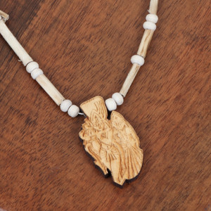 Squareknot Original & Natural Wood Tulsi Kanthi Mala With Radhe krishna ...