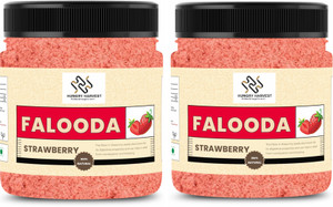 HUNGRY HARVEST Falooda Powder Mix Strawberry Flavour Instant |Jar Pack ...