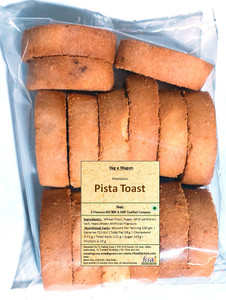 Veg E Wagon Pista Toast 800 g in Pouch Pista flavored Milk Rusk Price ...