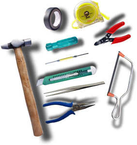 Jiya 0151 HAND TOOL KIT-2Cutter I Hatodi I Masurement Tape I SAW I NOPE ...