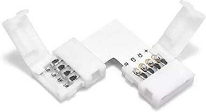 sale sls RGB+4pin-10mm (Pack of 2) LED Strip Connector Right Angle L ...