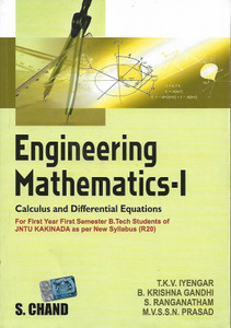 Engineering Mathematics - I: for B.Tech. First Year (First Semester ...