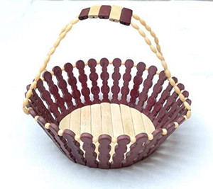 OM SHIV ENTERPRISE WOODEN_FRUITS_AND_VAGETABLE-TOKARI Wooden Flower ...