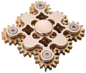 PREMSONS Metal 9 Gear Spinner with Smooth Spin - Gold - Metal 9 Gear ...