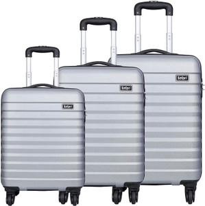 SAFARI Sonic Trolley Bag set of 3|4W Hard Body with Number Lock|Cabin ...