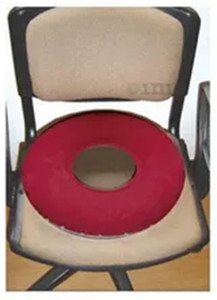 MAA R PAA Round Ring Pillow Back Support & Tailbone, Piles, Hemorrhoid ...